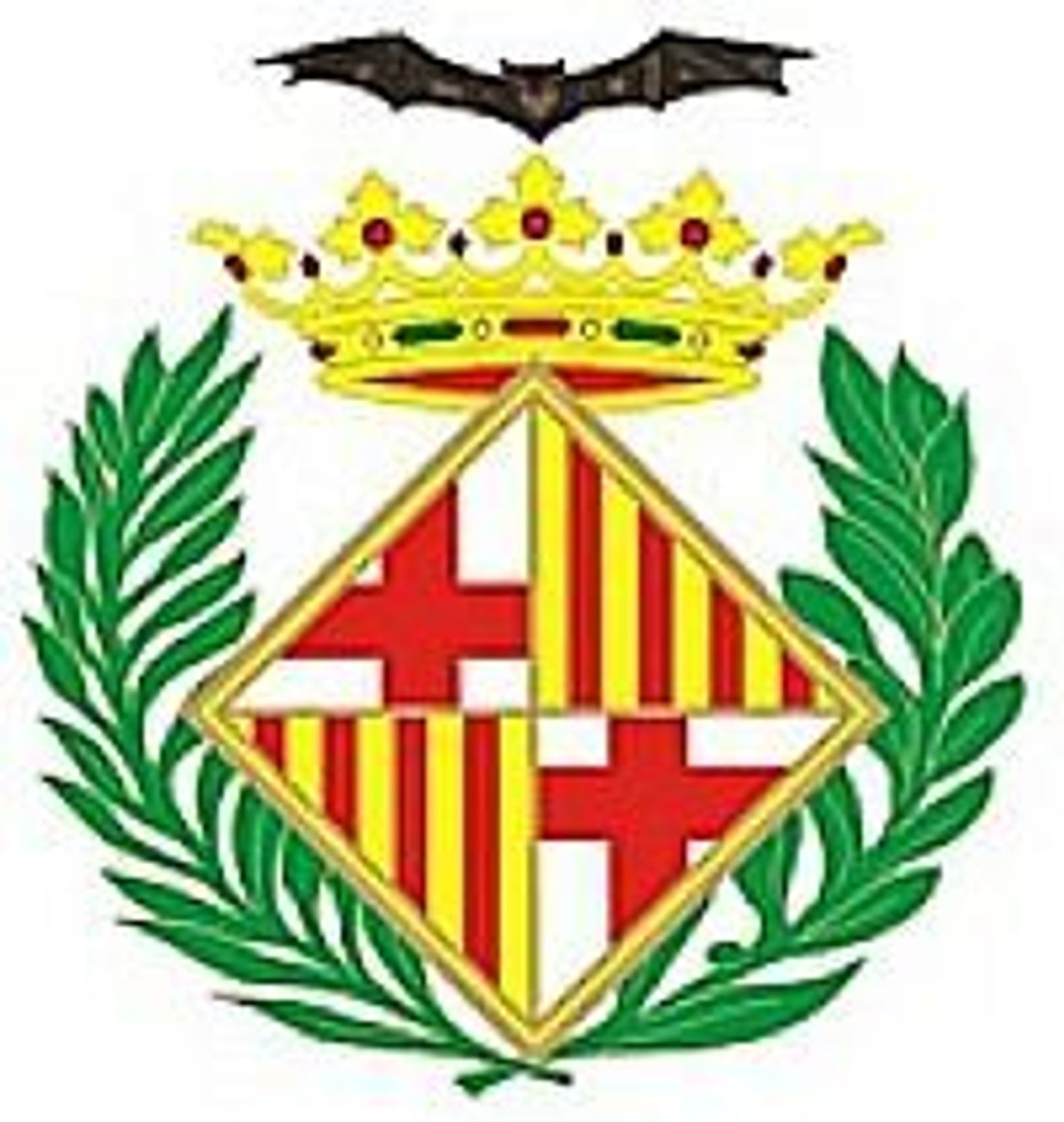 Evolution of Barcelona's crest