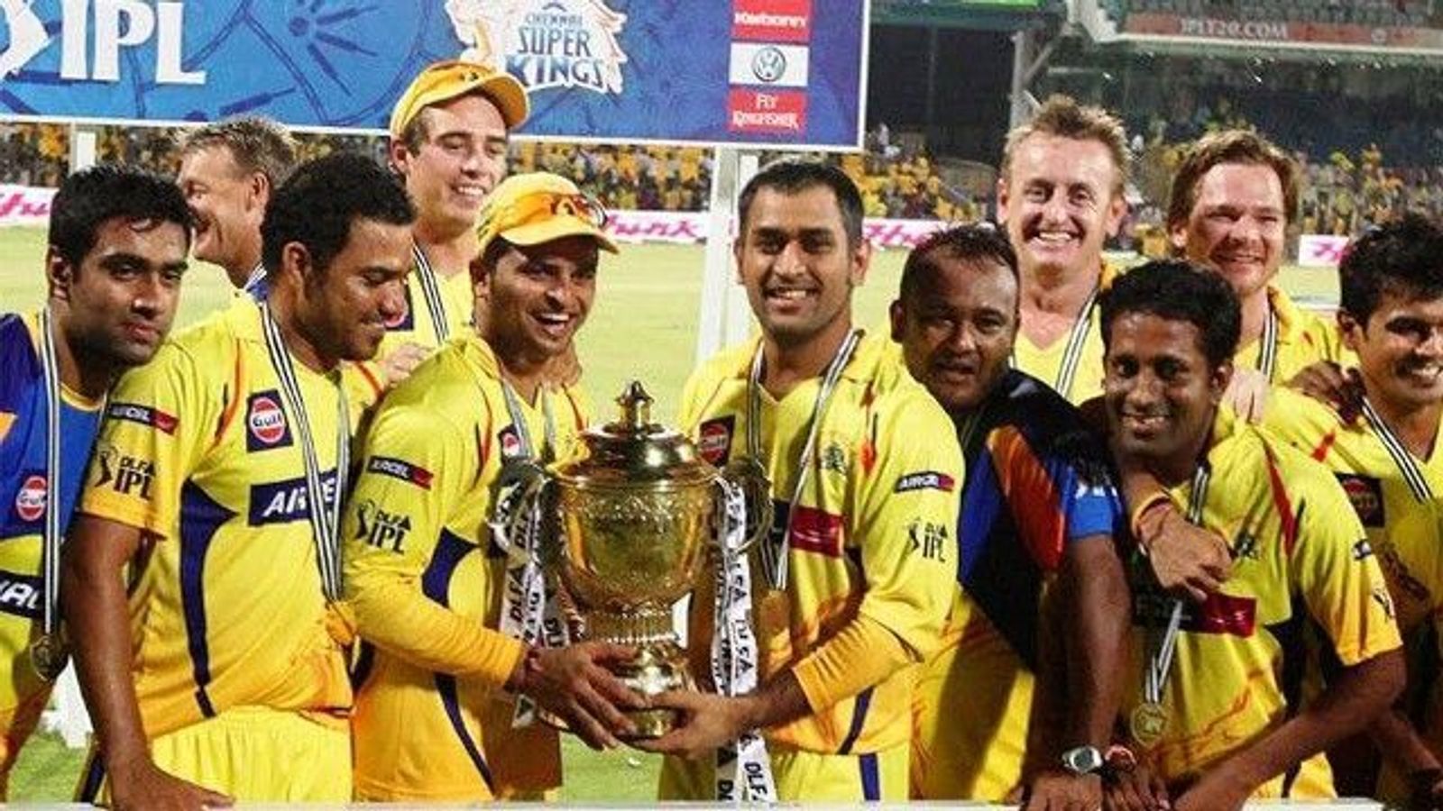IPL trophy winners from 2008 to 2019