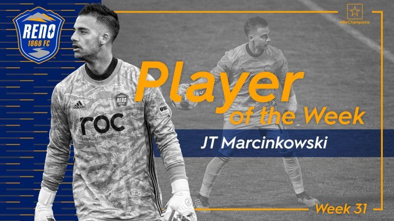 Reno's Marcinkowski Voted Championship Player of the Week