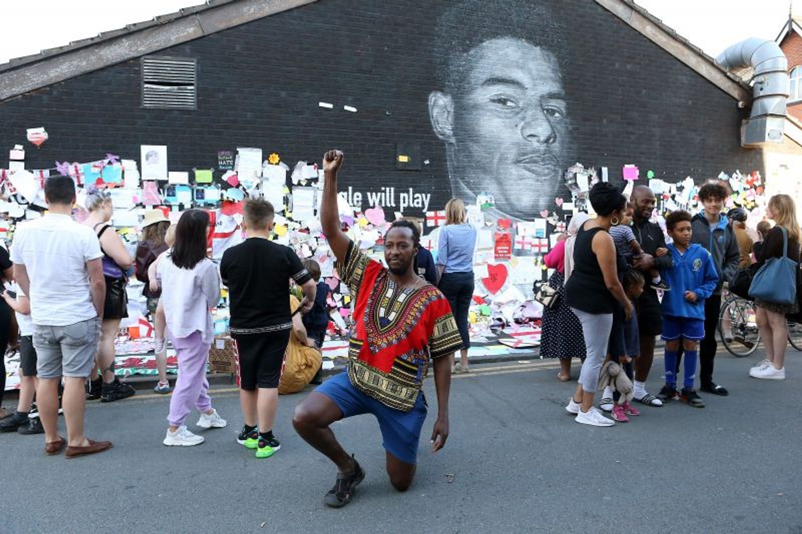 New Marcus Rashford mural painted in Wigan