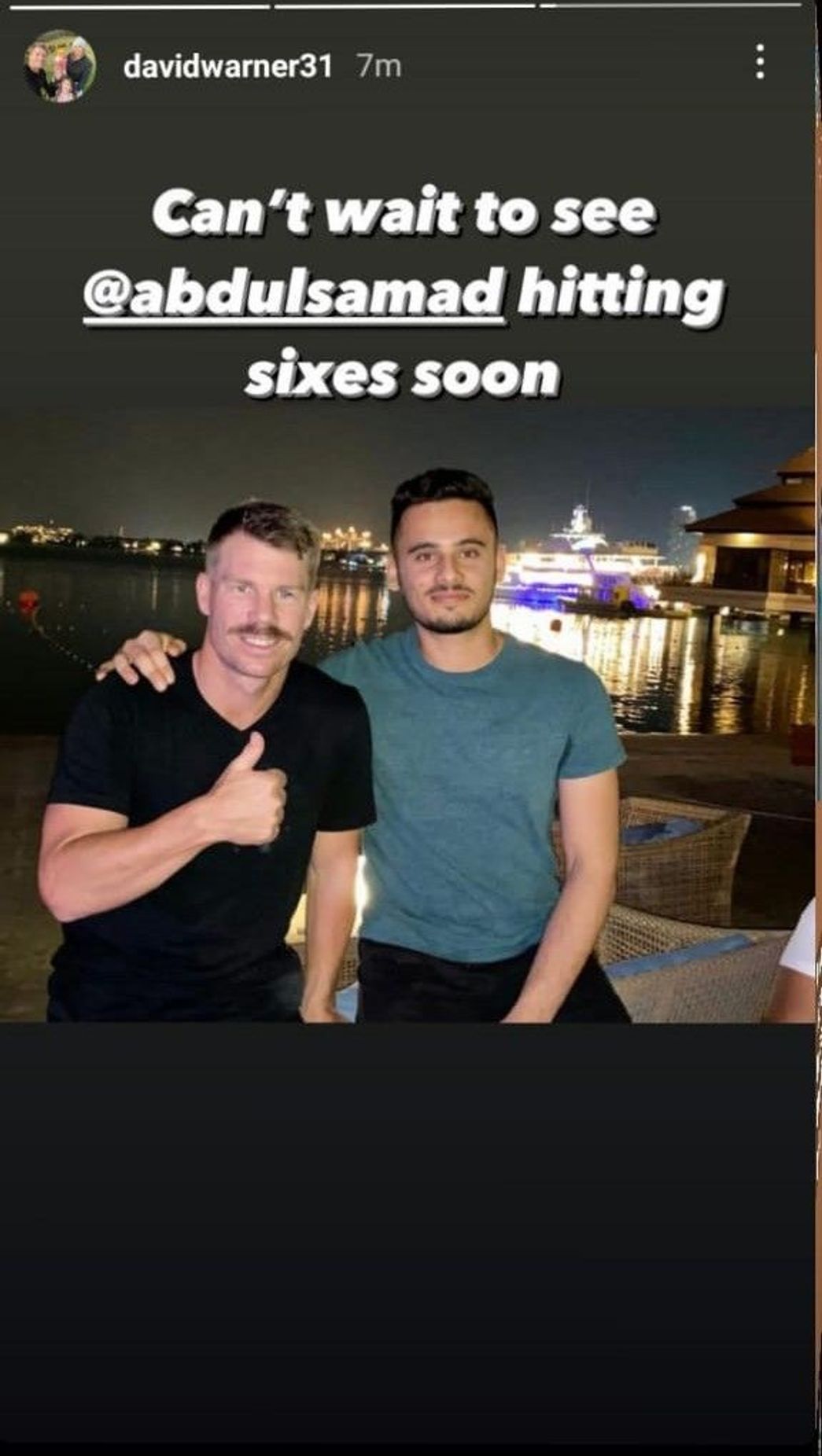 IPL 2021: "Can't wait to see Abdul Samad hitting sixes soon" - David ...