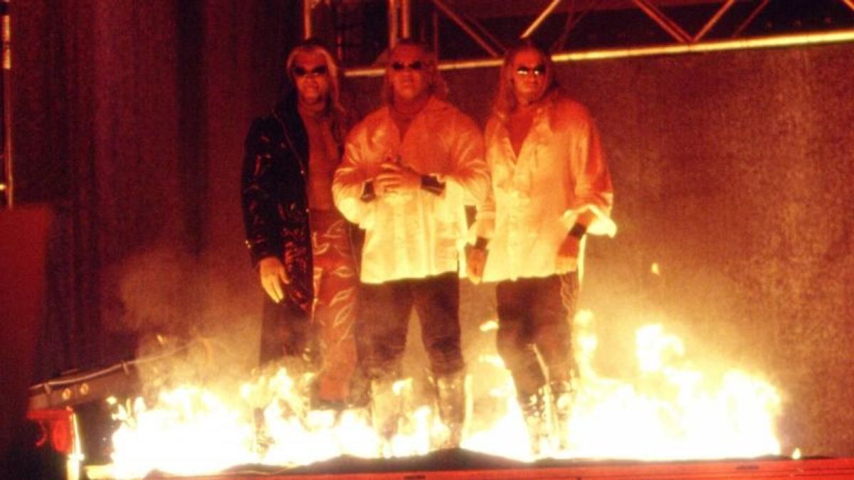 Who were the members of 'The Brood' in WWE?