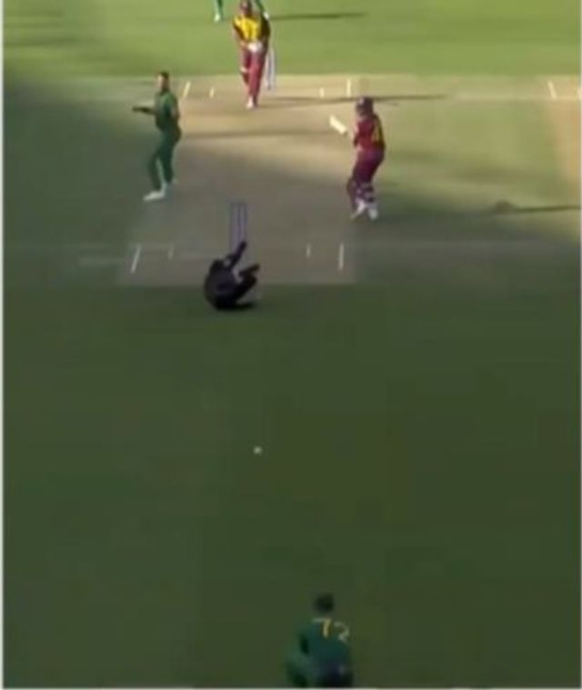 ICC T20 World Cup 2021, West Indies vs South Africa: [Watch] Umpire ...