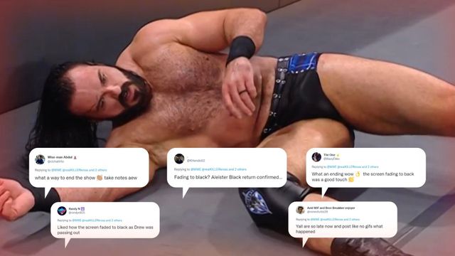 Wrestling world overwhelmed as Drew McIntyre is choked out by former ...