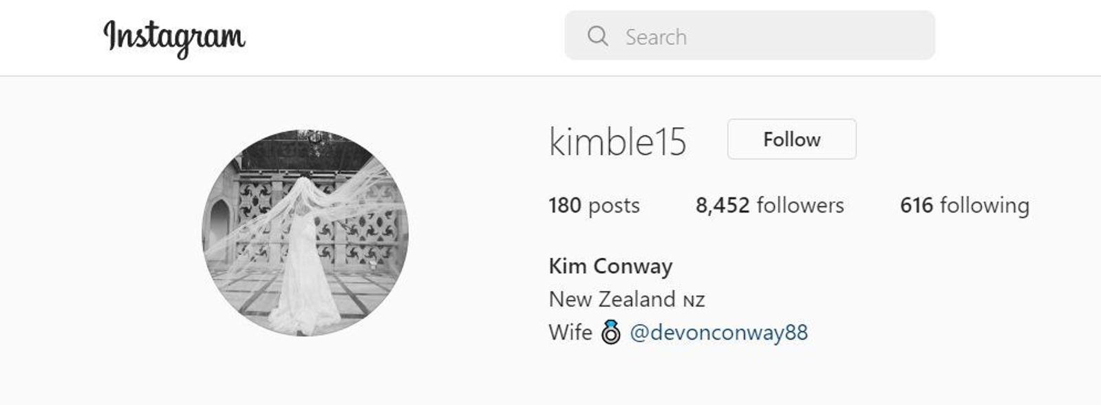 Who is Devon Conway's Wife Kim Conway?