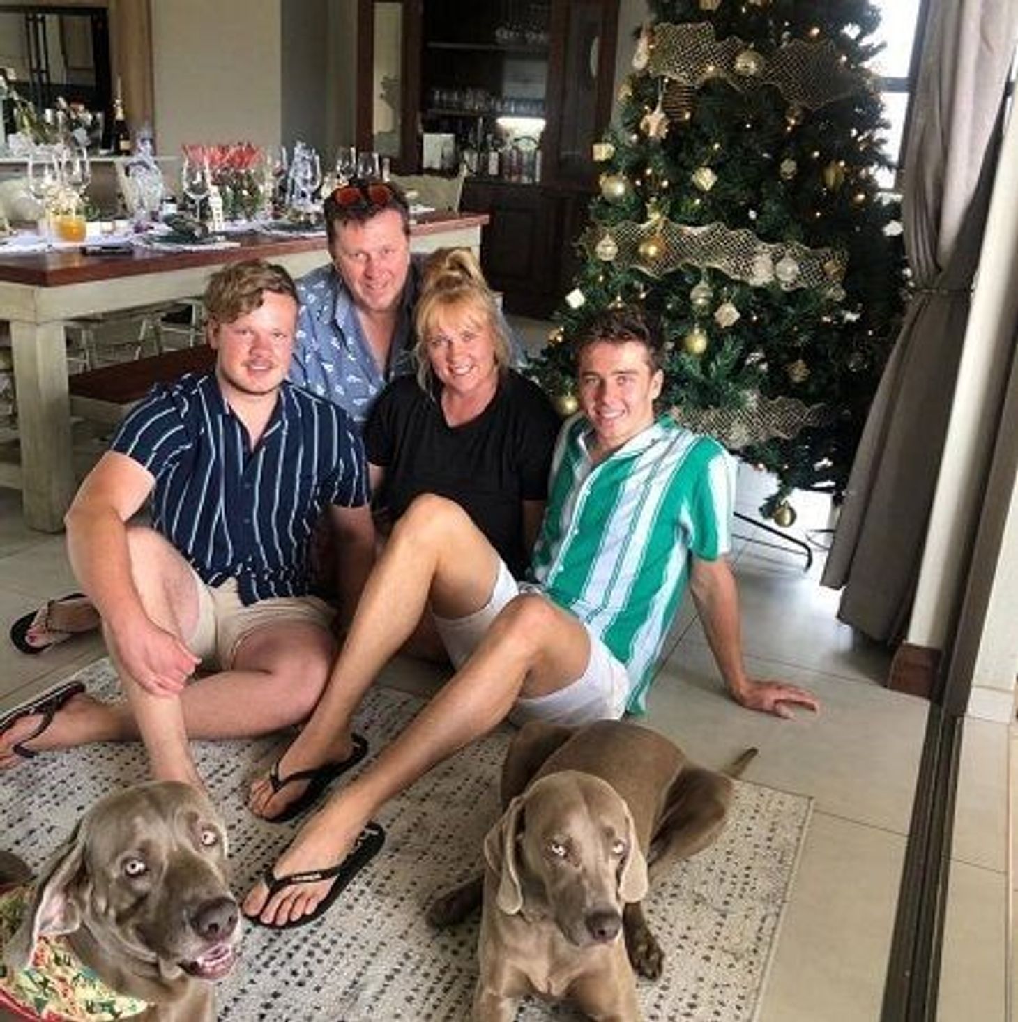 Who is Dewald Brevis's Father?