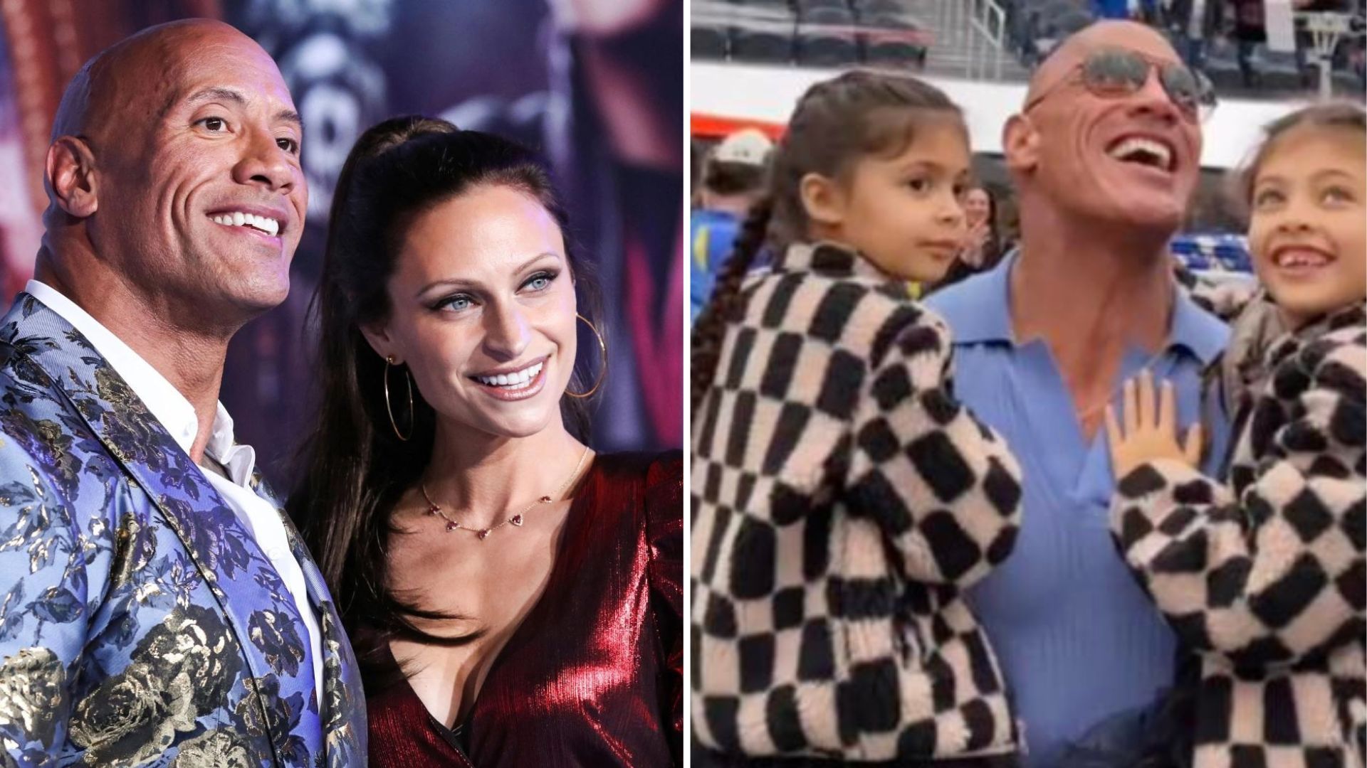 What did Dwayne Johnson say after emotional moment with his wife at Los ...
