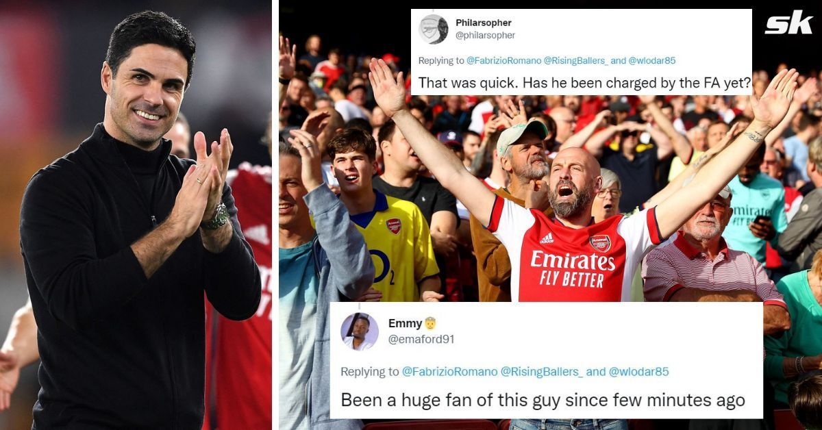 “Huge fan of this guy since few minutes ago” – Arsenal fans react ...