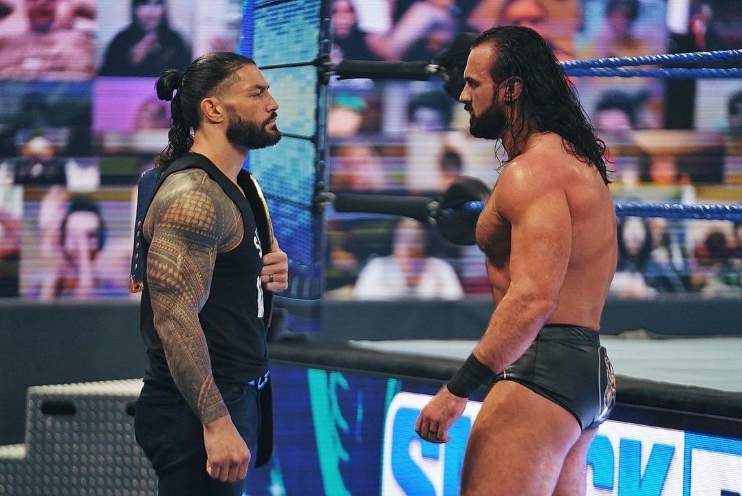 "He can move on from Roman [Reigns]" - Twitter reacts to Drew McIntyre ...