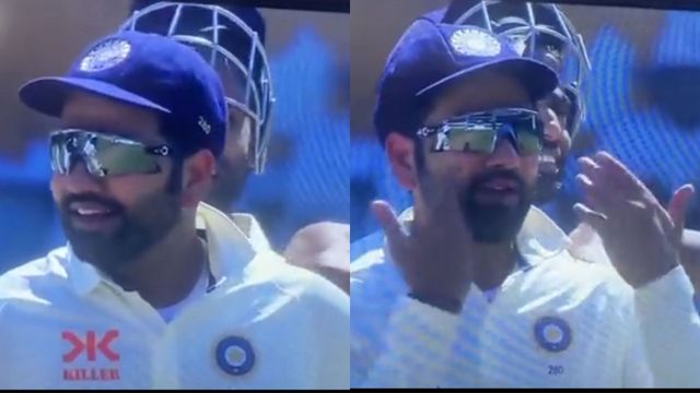[Watch] "Screen pe replay dikha na" - Rohit Sharma hilariously sends a ...