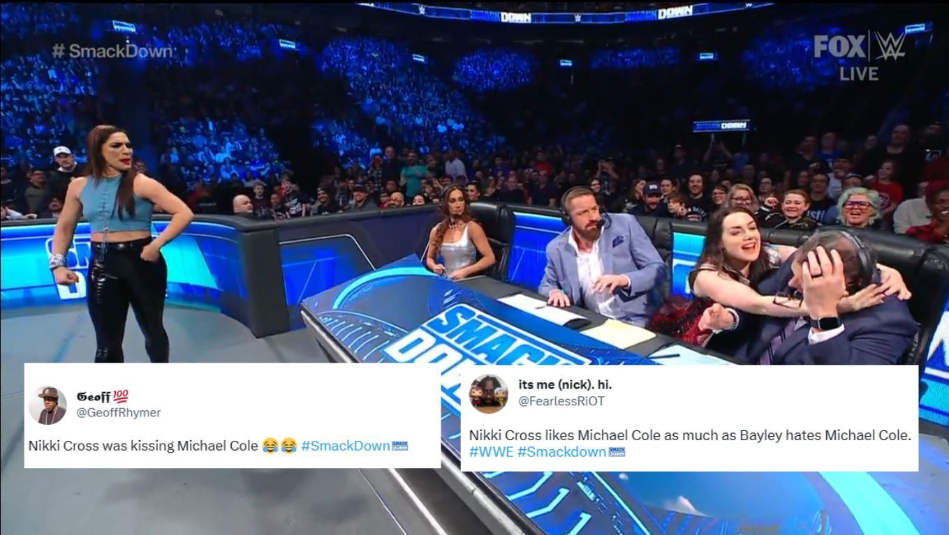 WWE SmackDown: Twitter goes crazy as Nikki Cross makes absurd cameo ...