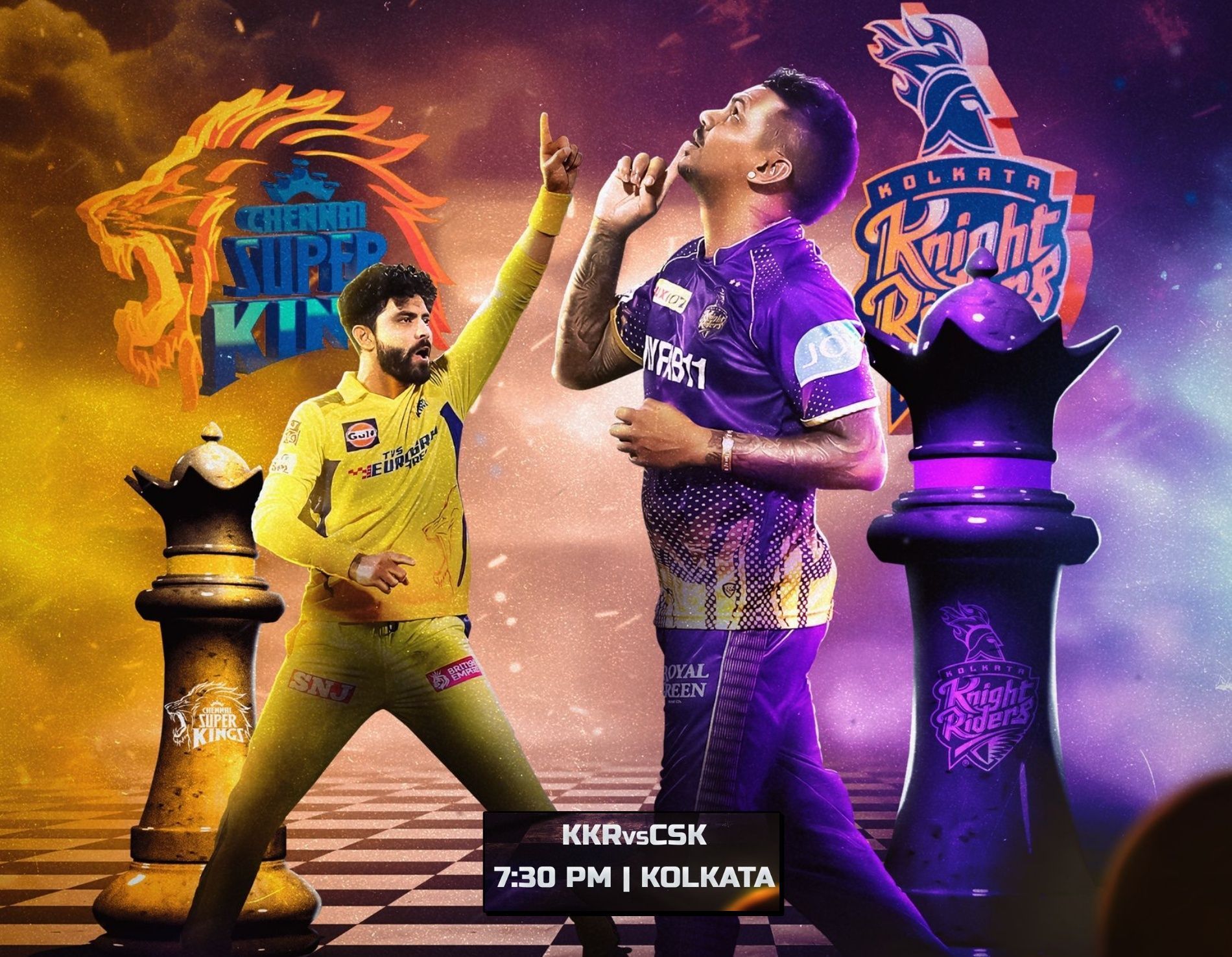 KKR vs CSK, IPL 2023: Toss result and playing XIs for today's match, umpires list and pitch report