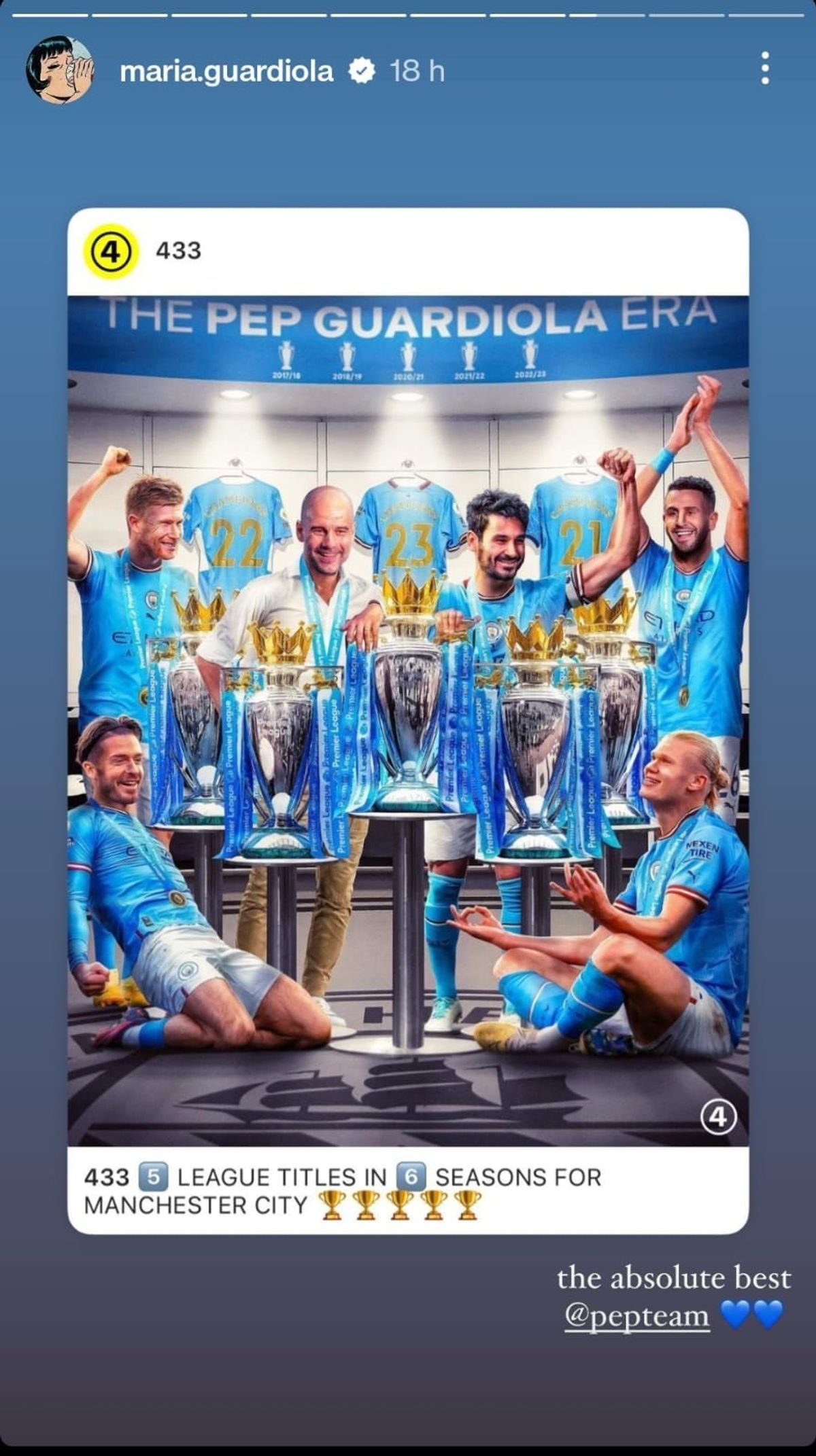 "The absolute best" - Pep Guardiola's daughter reacts on social media ...