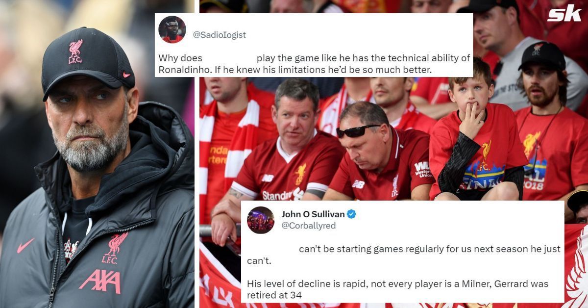 “His level of decline is rapid”, “Not good enough” – Liverpool fans ...