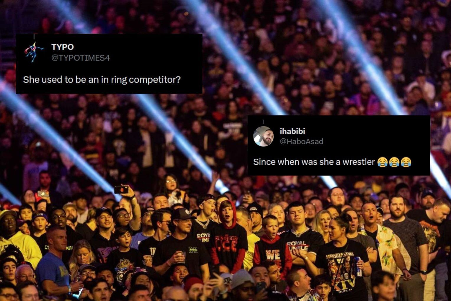 "WWE doesn’t respect her," "She used to be an in-ring competitor ...