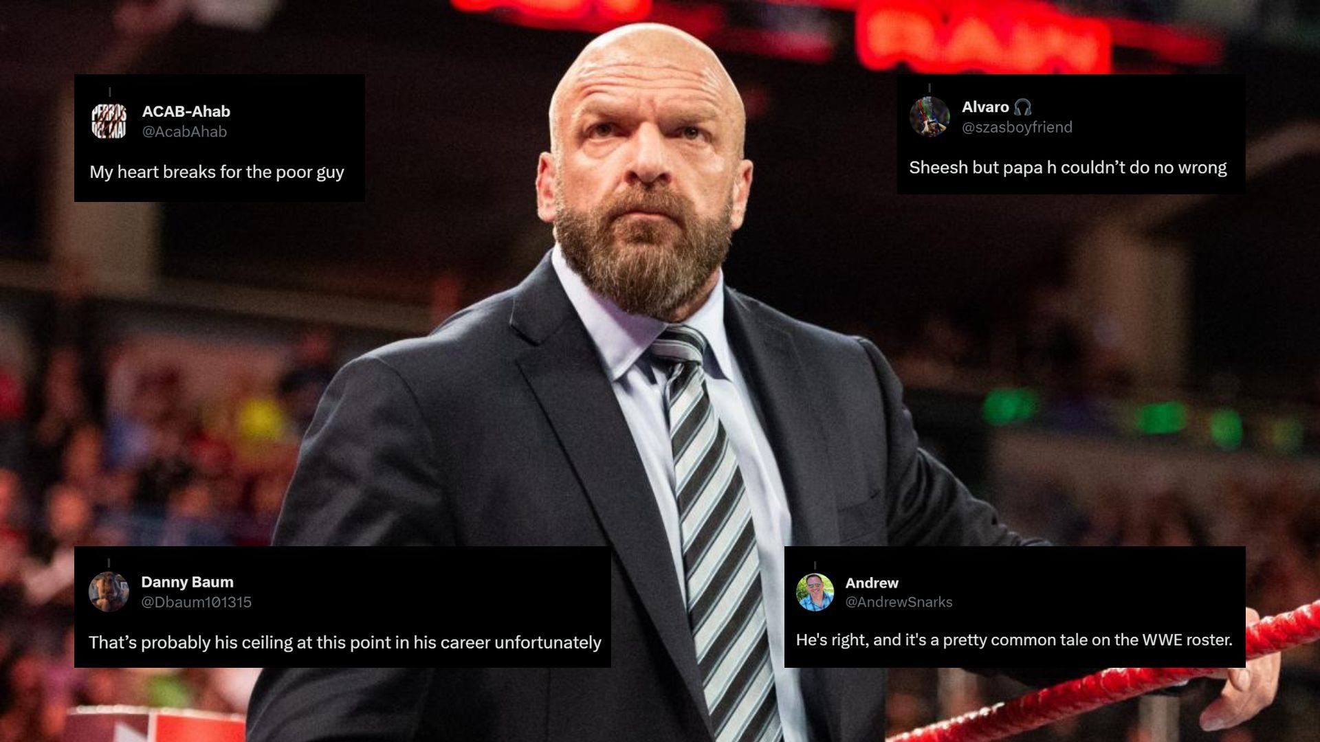 "Screwed under Triple H’s booking," "S**t show behind the scenes ...