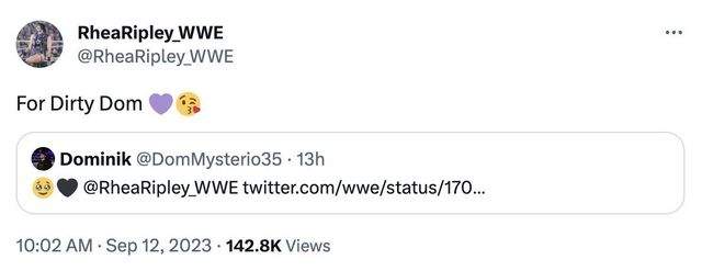 Dominik Mysterio sends a four-word message to WWE legend Torrie Wilson