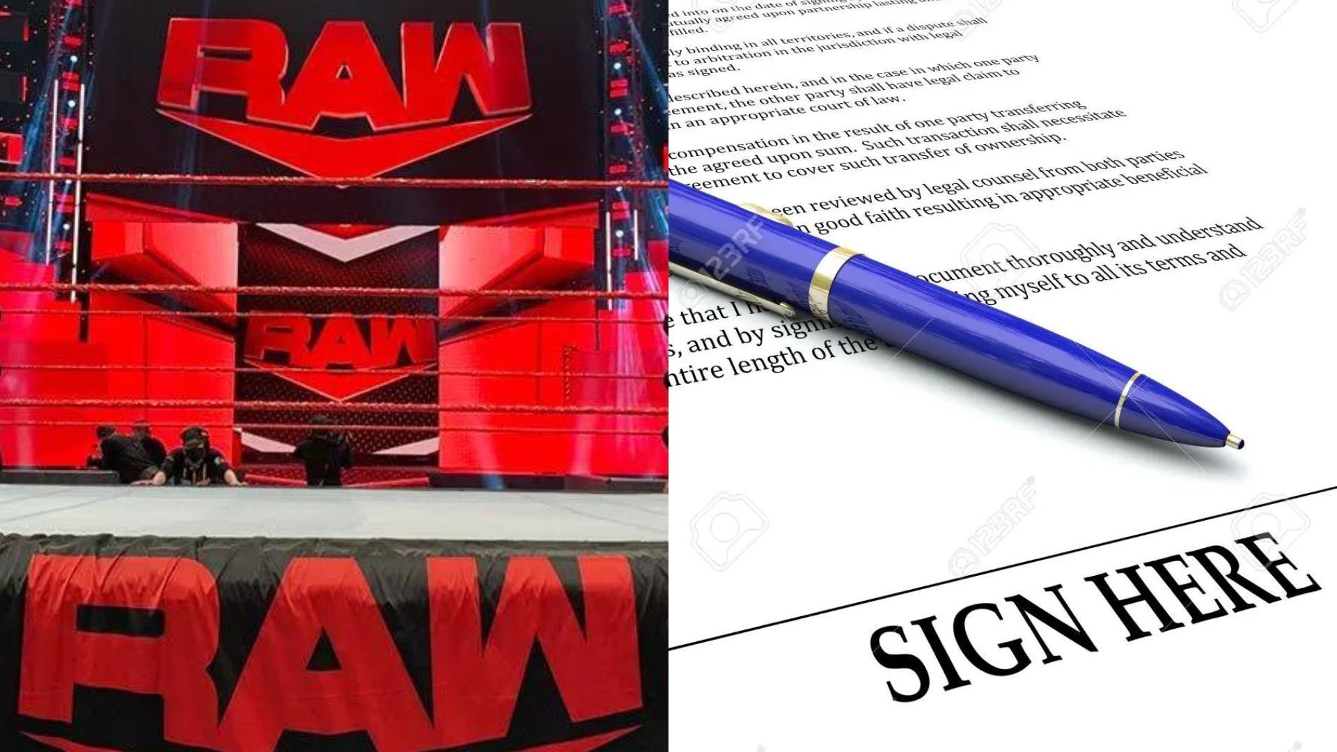 Julius Creed: 29-year-old reacts to signing an official contract on WWE RAW