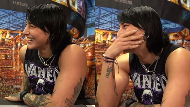 [Watch] Rhea Ripley breaks character in latest interaction with her ...