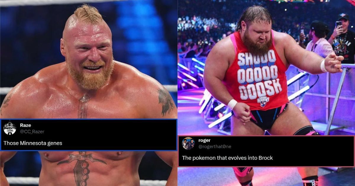 "The Pokemon that evolves into Brock" - WWE Fans react as an ...