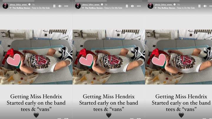 Alexa Bliss shares adorable, rare image of her daughter Hendrix