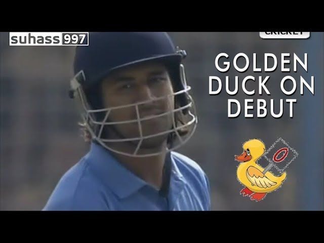 [Watch] Flashback to when MS Dhoni made his international debut on this ...