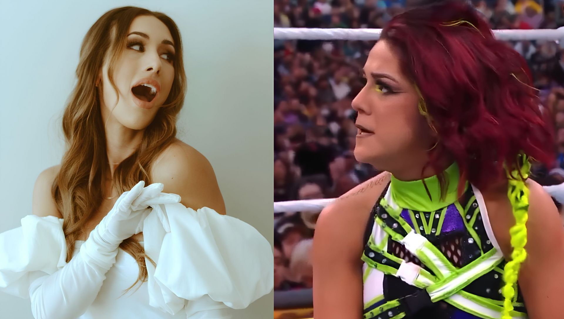 41-year-old WWE Superstar and Bayley share unique reactions to Carmella ...