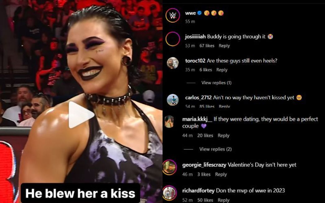 RAW Day 1: Throwback clip of Rhea Ripley blowing kisses to former ...