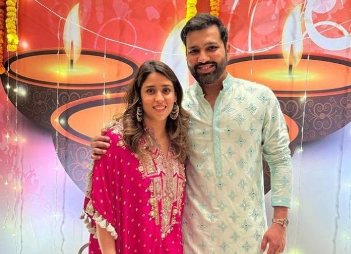 Who is Rohit Sharma's wife Ritika Sajdeh?