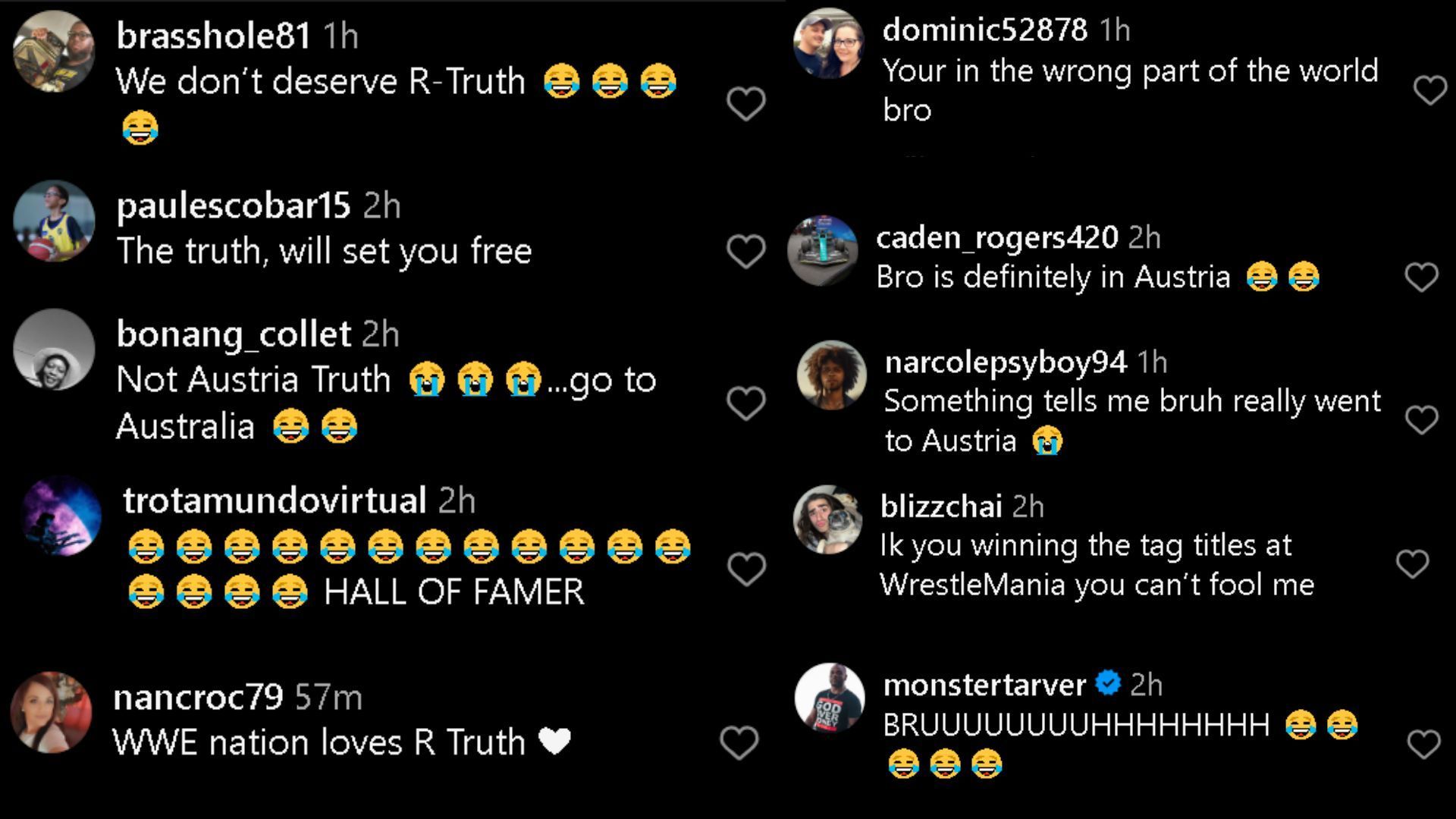"We don’t deserve R-Truth" - WWE Universe reacts to veteran's unique update