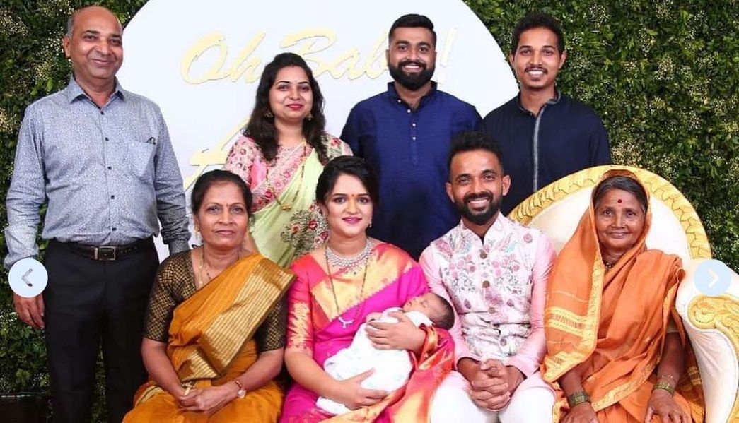 Ajinkya Rahane Family - Father, Mother, Siblings, Wife, Kids