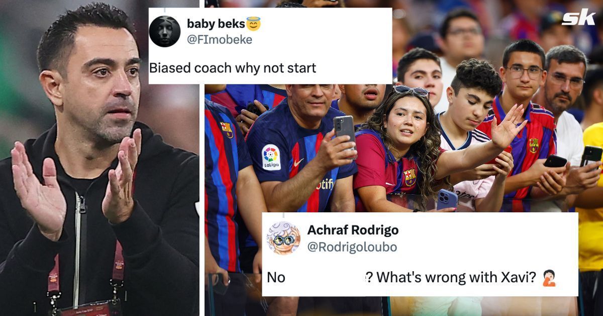 “Biased coach”, “What’s wrong with Xavi?” - Barcelona fans disappointed ...