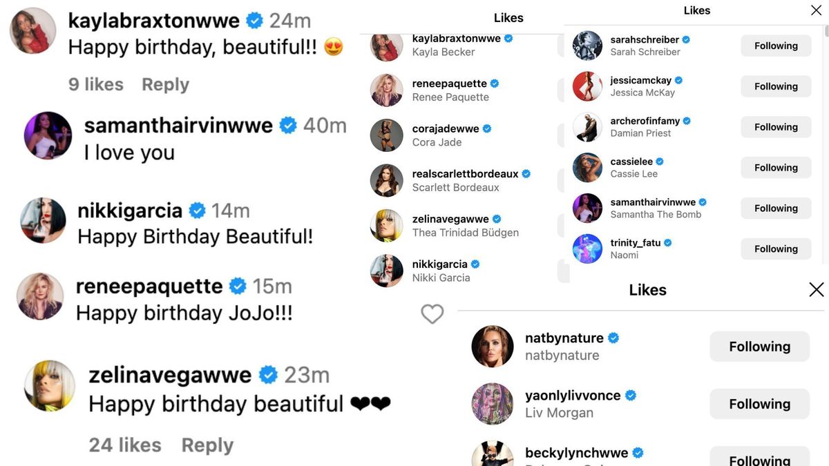 Becky Lynch, Zelina Vega, and others send heartwarming messages to 30 ...