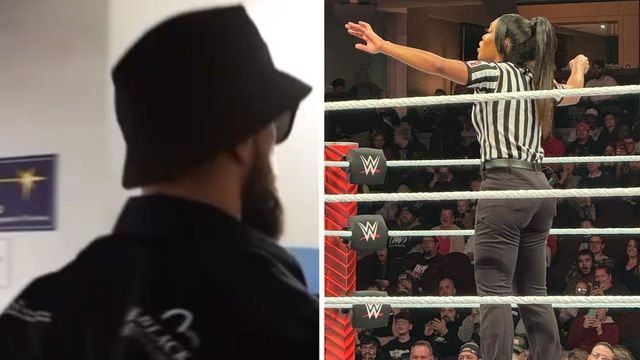 WWE referee visibly scared after accidentally dropping unconscious star ...