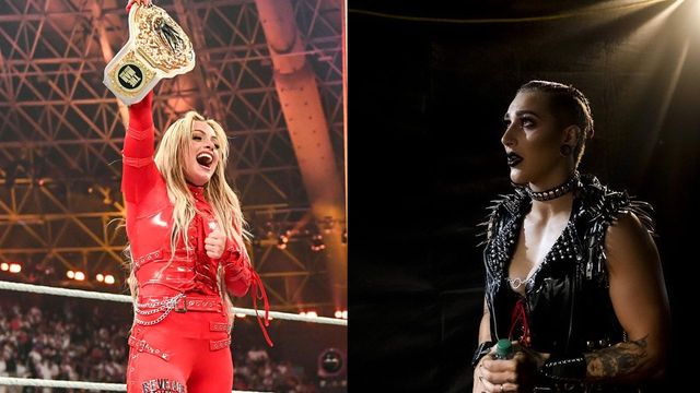 Rhea Ripley reacts to Liv Morgan winning Women's World title at King ...