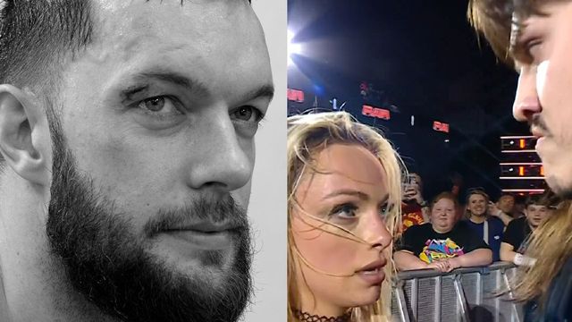 Finn Balor sends three-word message after Liv Morgan kisses Dominik Mysterio on WWE RAW