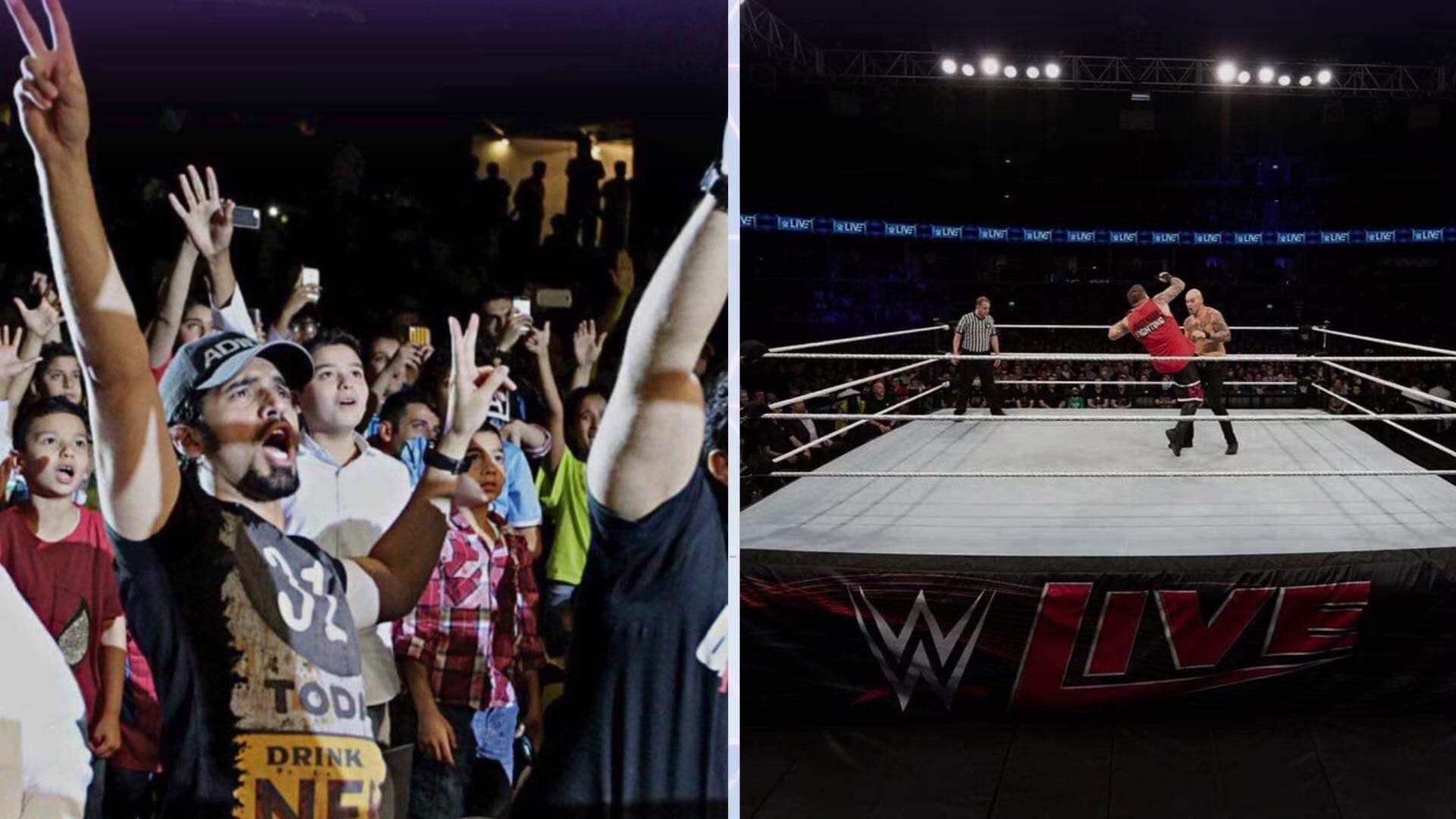 Fans hijack match at WWE event with "you s**k" chants