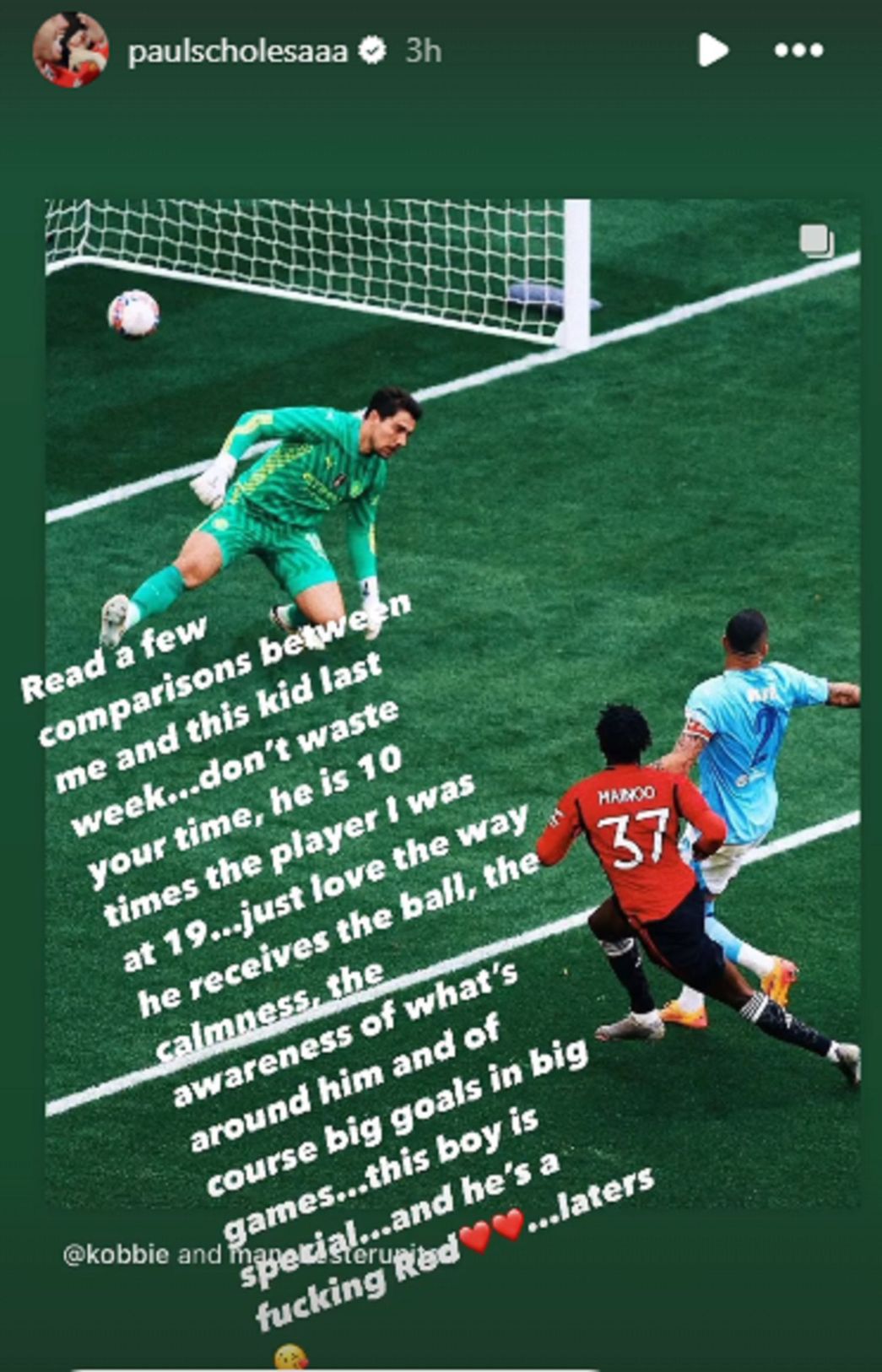 “He is 10 times the player I was at 19” - Manchester United legend Paul Scholes makes incredible ...