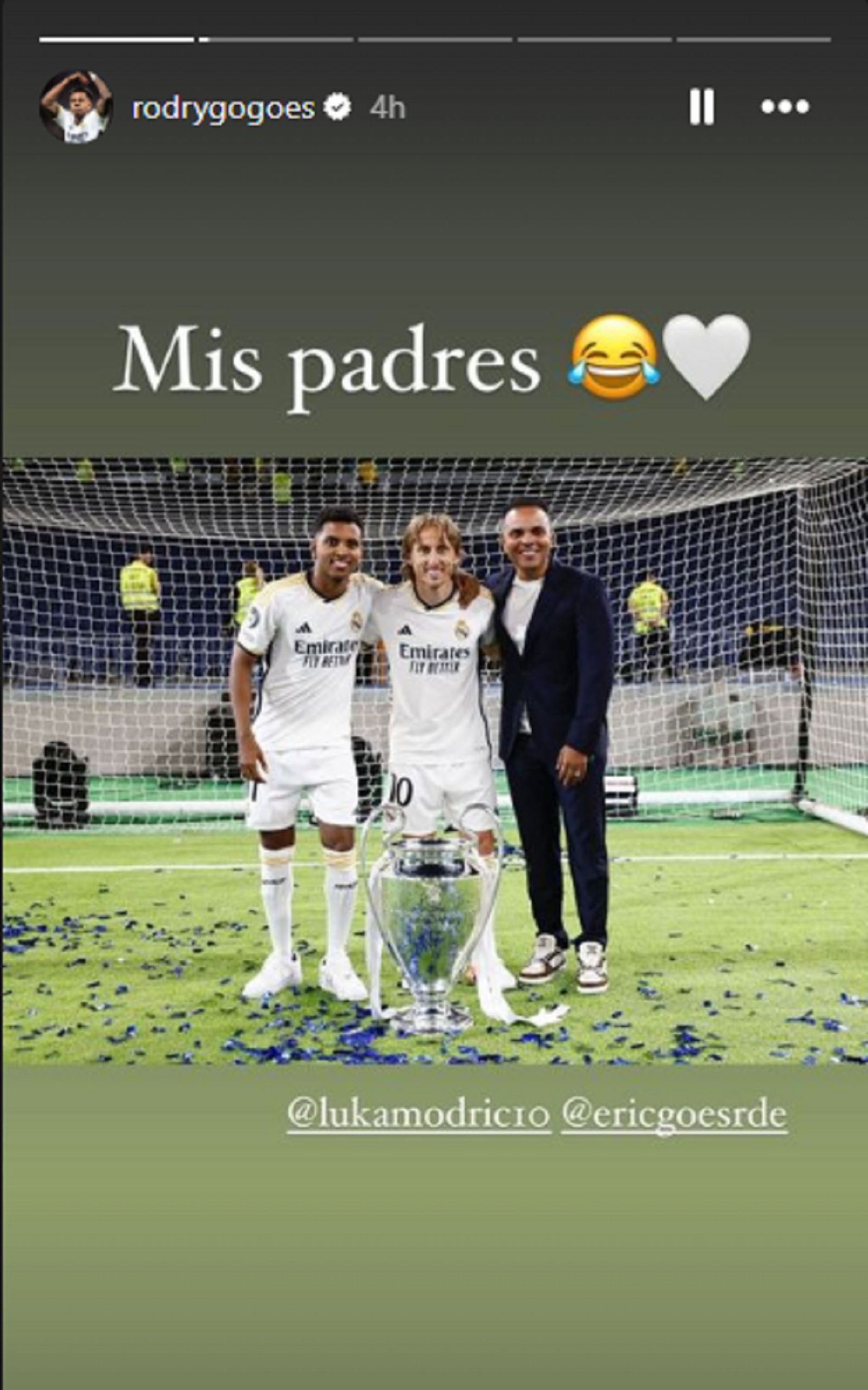 “My parents” - Real Madrid ace Rodrygo posts hilarious caption as he ...