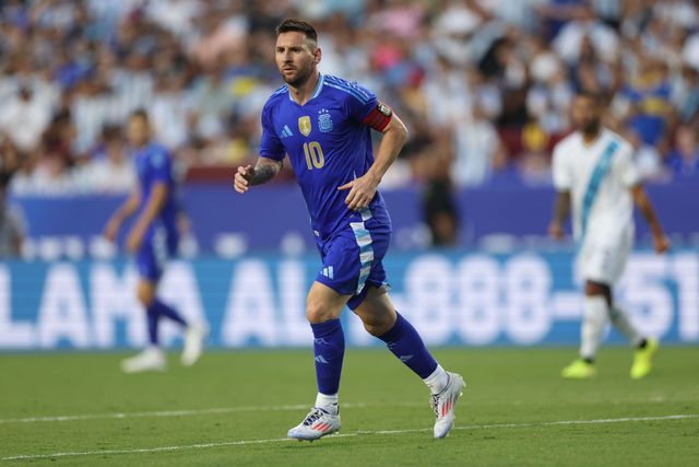 How many Copa America goals does Argentina captain Lionel Messi have?