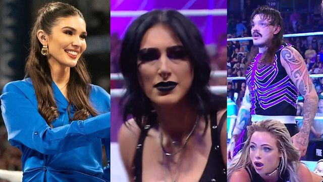Cathy Kelley sends a message after Rhea Ripley makes massive return and prevents Liv Morgan from ...