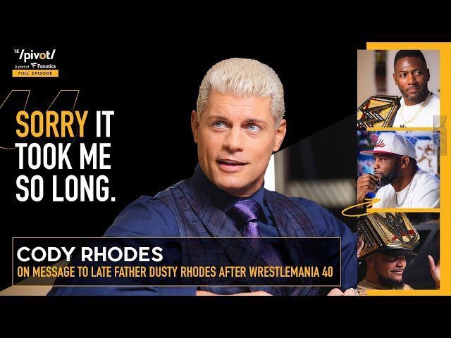 Cody Rhodes reveals surprising WWE names for his Wrestling Mount Rushmore