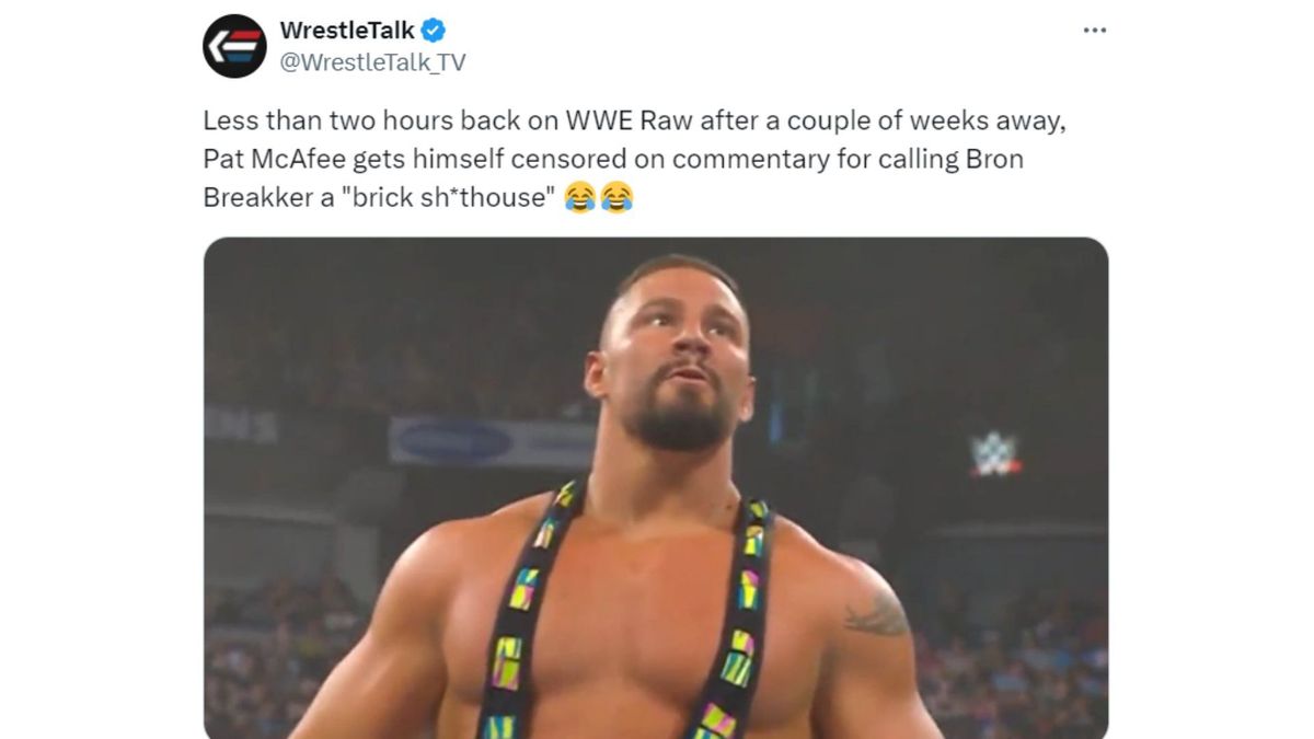 Pat McAfee to get punished by WWE for using vulgar slang on RAW ...