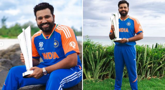 [Pictures] “Mission accomplished” – India captain Rohit Sharma gets ...