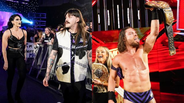 Dominik Mysterio sends a message to JD McDonagh after getting his face licked by Rhea Ripley