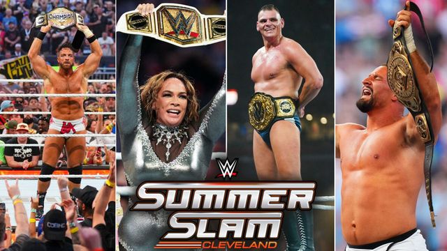 6 new WWE champions who were crowned on SummerSlam weekend