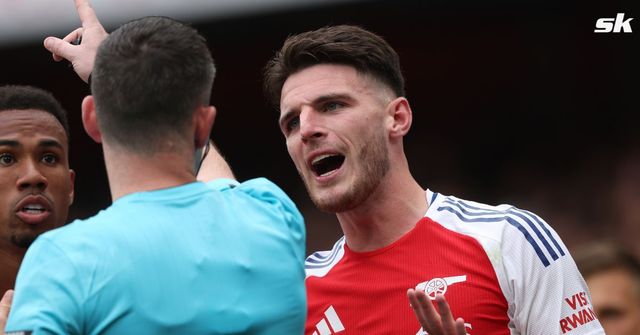 Premier League confirm reason why Arsenal midfielder Declan Rice was ...