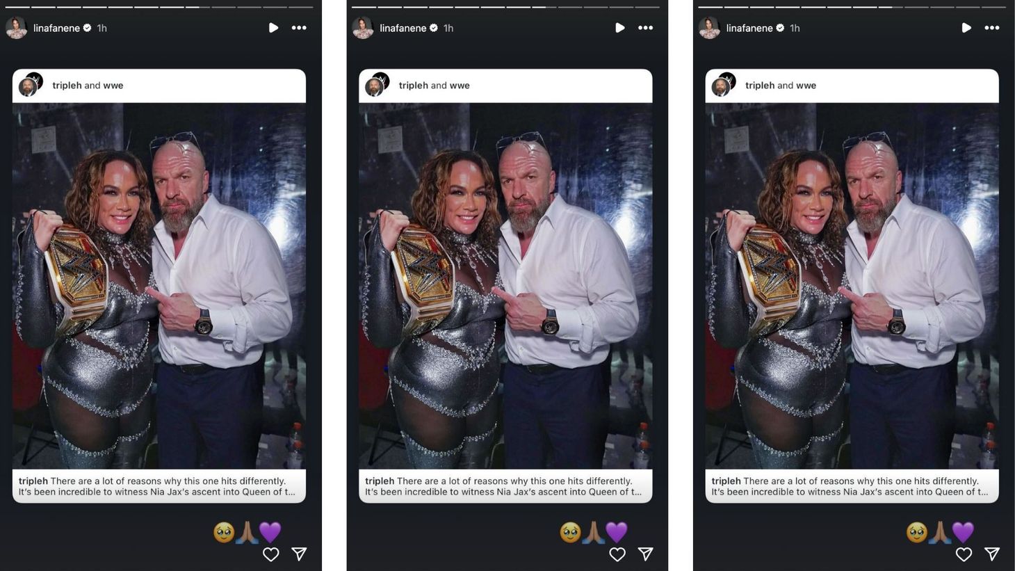 Nia Jax reacts to Triple H's heartfelt message following WWE SummerSlam