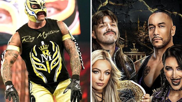 Rey Mysterio sends a message to Rhea Ripley and Damian Priest ahead of ...