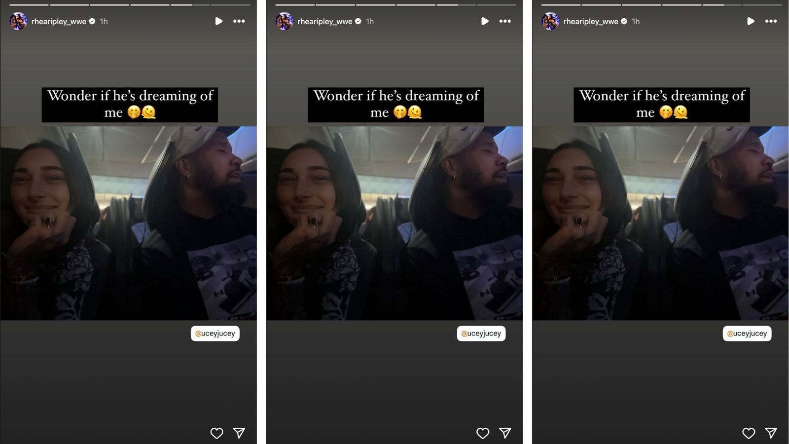 Rhea Ripley spotted traveling with Jey Uso; shares flirty message